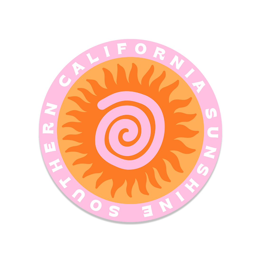 Southern California Sunshine Sticker